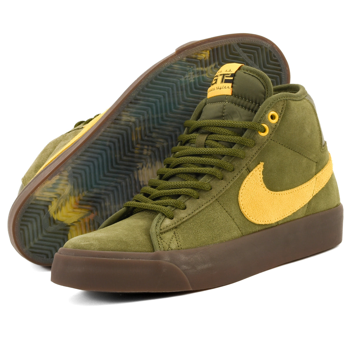 Nike SB - AntiHero Blazer Mid Pro QS (Rough Green/Amarillo) – 303boards.com