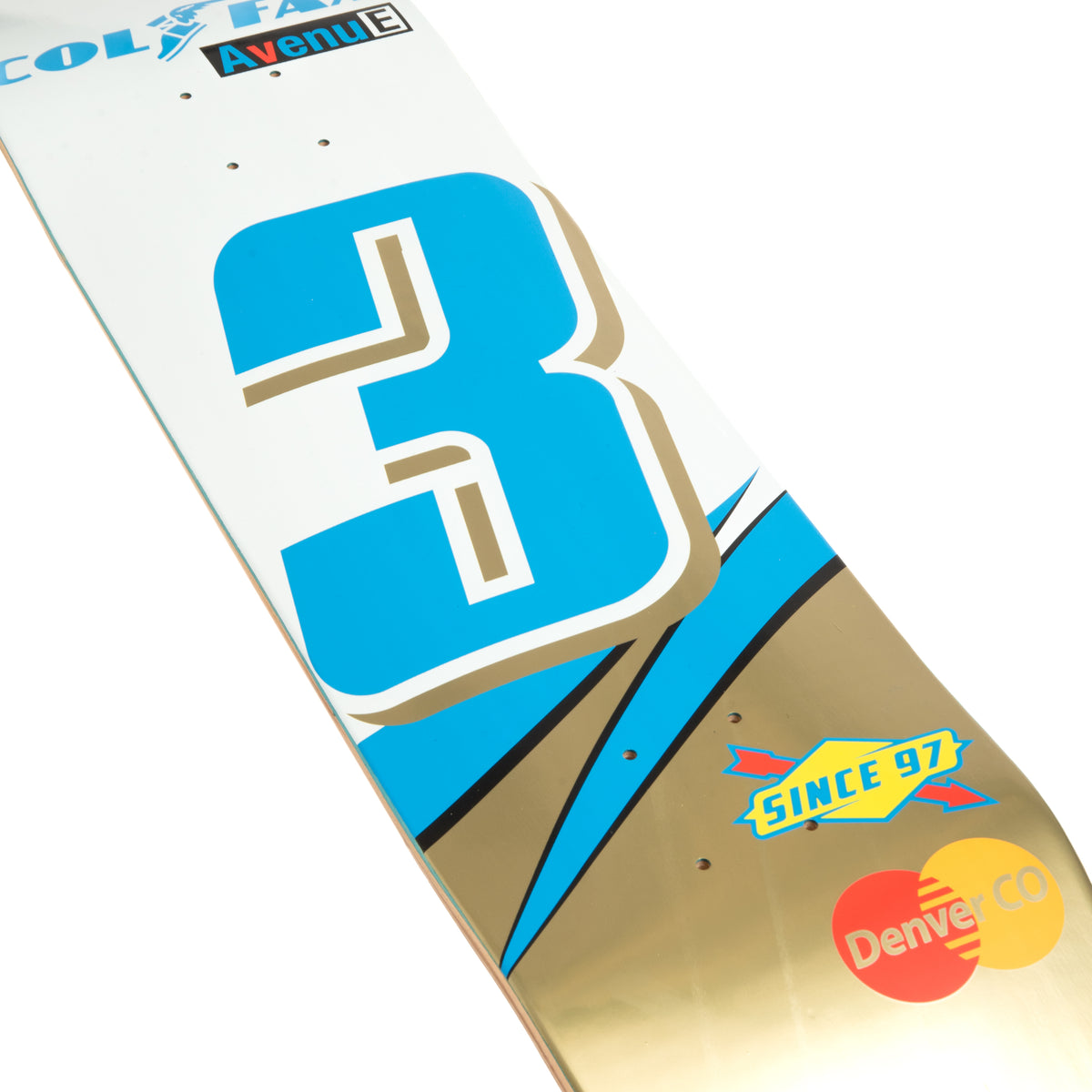 303 Boards - Nascar Big 3 White Deck (8"/8.5") – 303boards.com