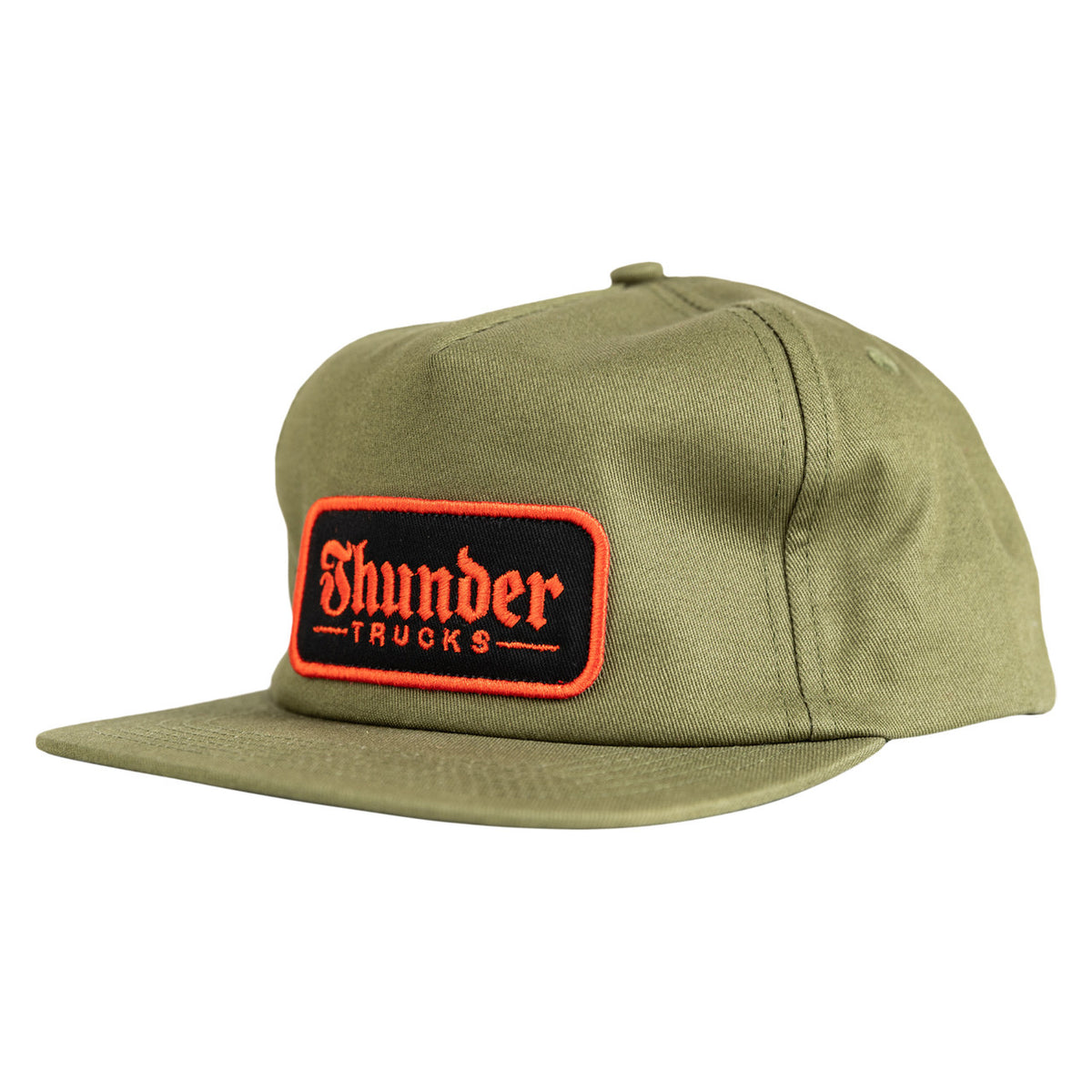 Thunder - Script Patch Hat (Army Green) – 303boards.com
