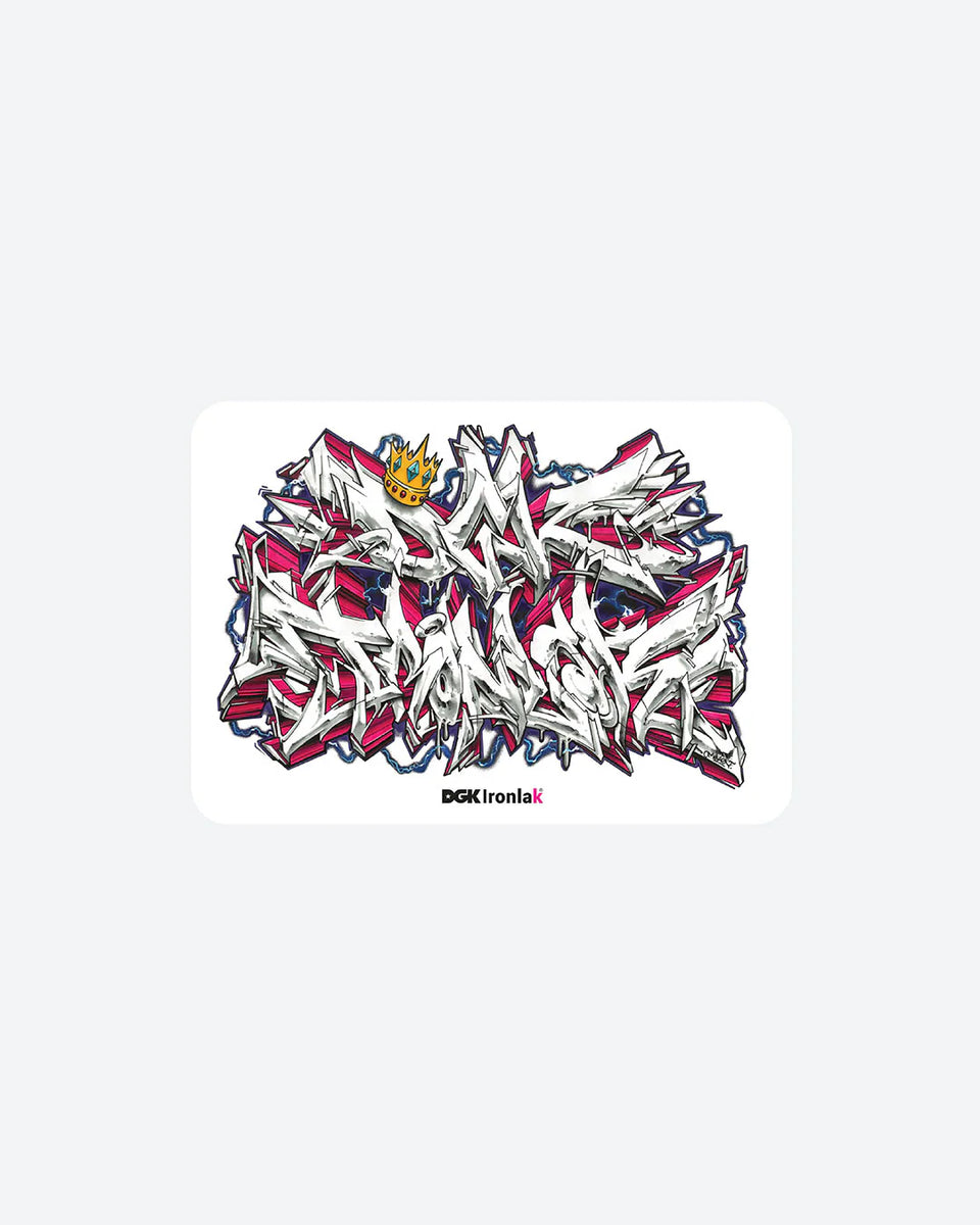 DGK - DGK x Ironlak Volts Sticker – 303boards.com