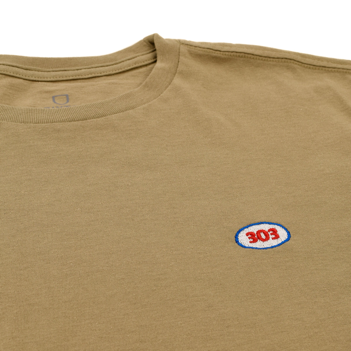 303 Boards - 303 X Brixton 303 Oval Embroidered Tee (Oatmeal) *SALE ...