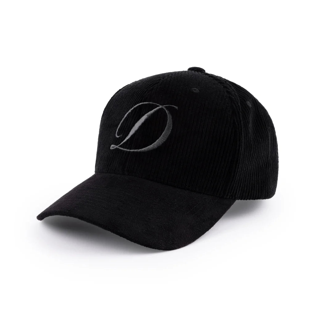 Dime - Cord Full Fit Hat (Black/Cream) – 303boards.com