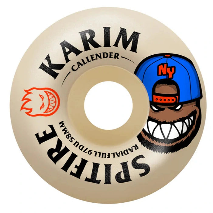 Spitfire - Formula 4 Karim Callender Burn Squad Radial 97a Wheel (58mm ...