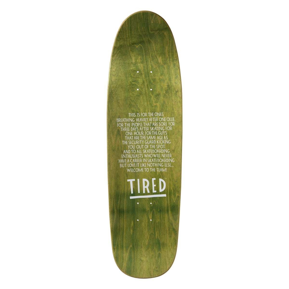 Tired - Old Mobil Deck (9.23") – 303boards.com