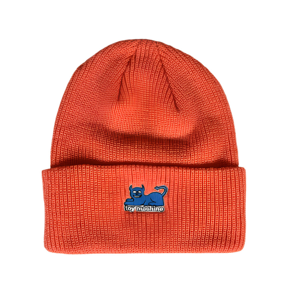 Toy Machine - Devil Cat Beanie (Orange) – 303boards.com