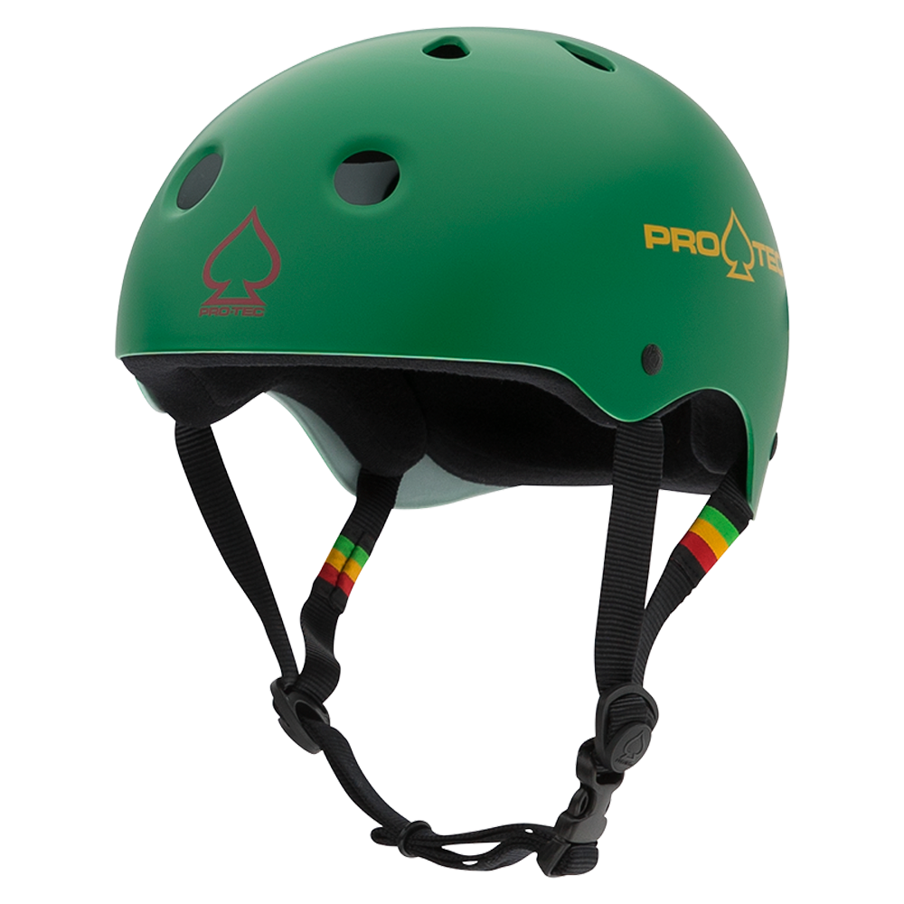 Pro Tec - Classic Skate Helmet (Matte Rasta Green) – 303boards.com