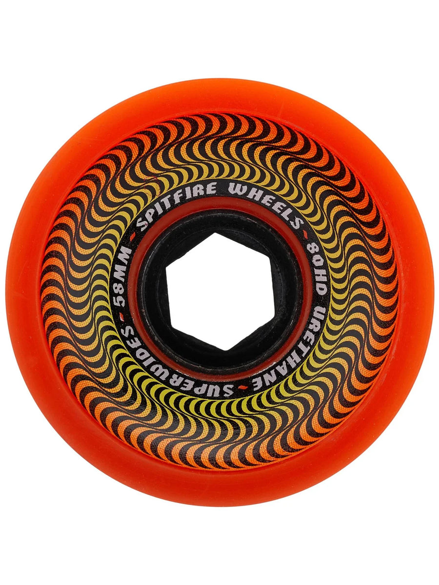 Spitfire - 80HD Superwides Orange (58mm) – 303boards.com