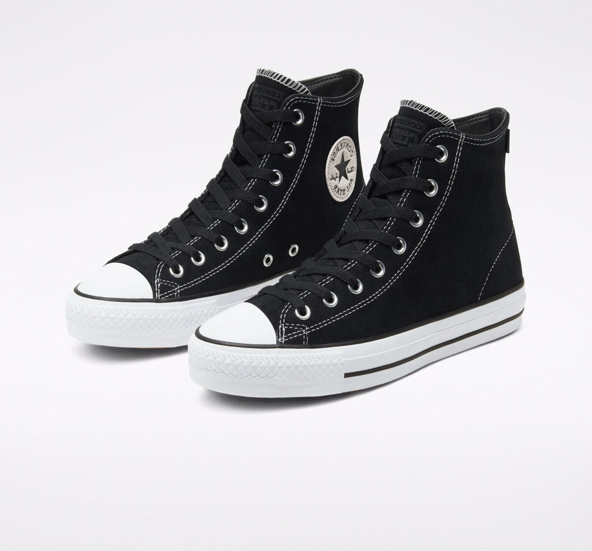CONS - Chuck Taylor All Star Pro Hi (Black/White) – 303boards.com